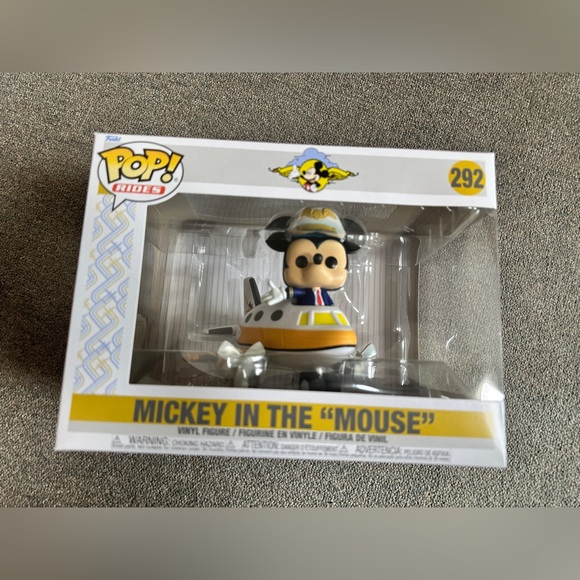 Funko | Art | Funko Disney Walts Plane Pilot Mickey Mouse Pop Ride 292 ...